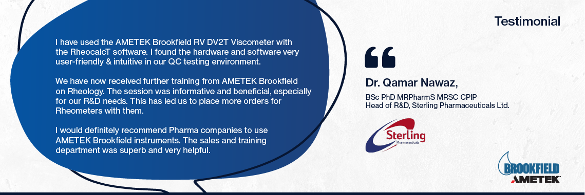 Ametek Brookfield :: Viscometer | Rheometer | Moisture Meter